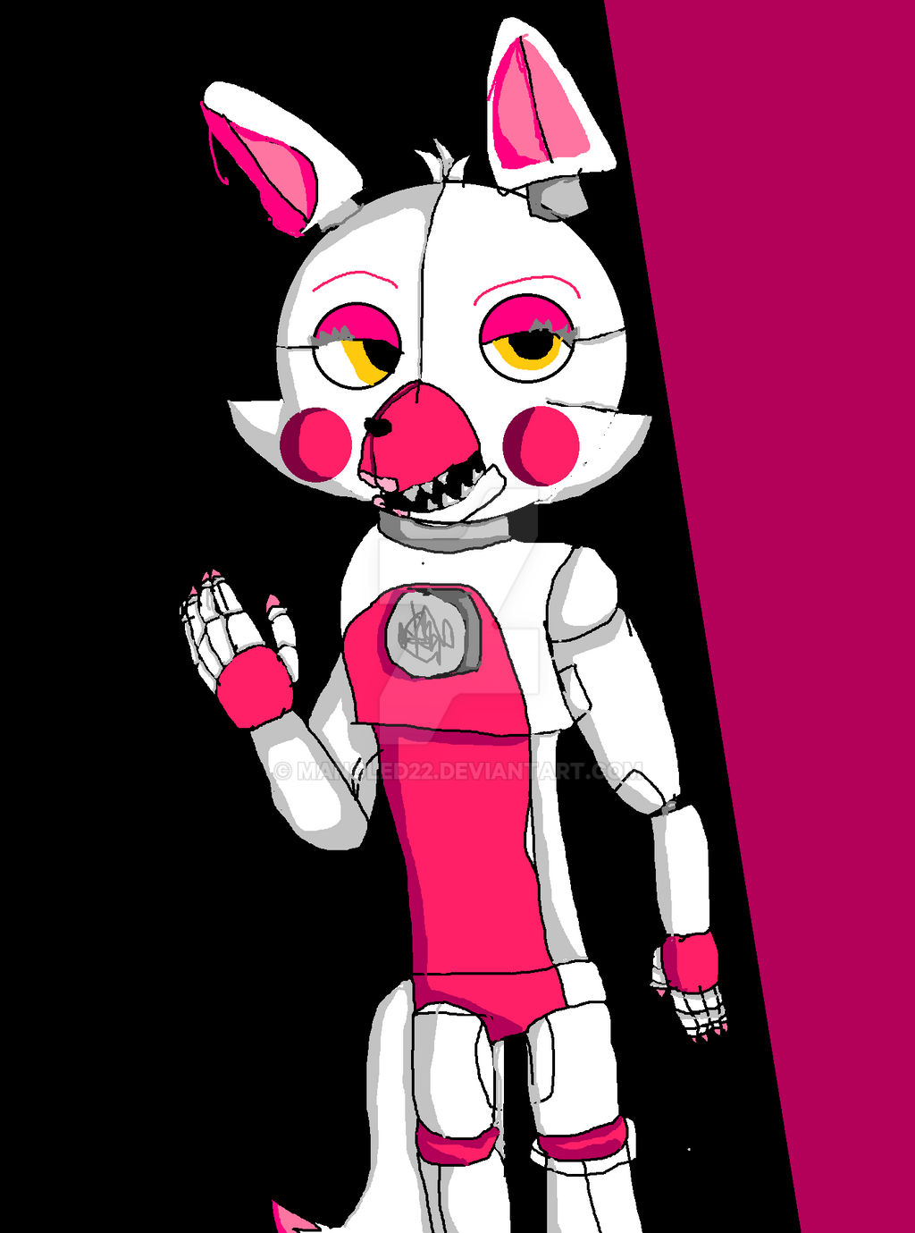 Funtime Foxy By Mangled22 On Deviantart