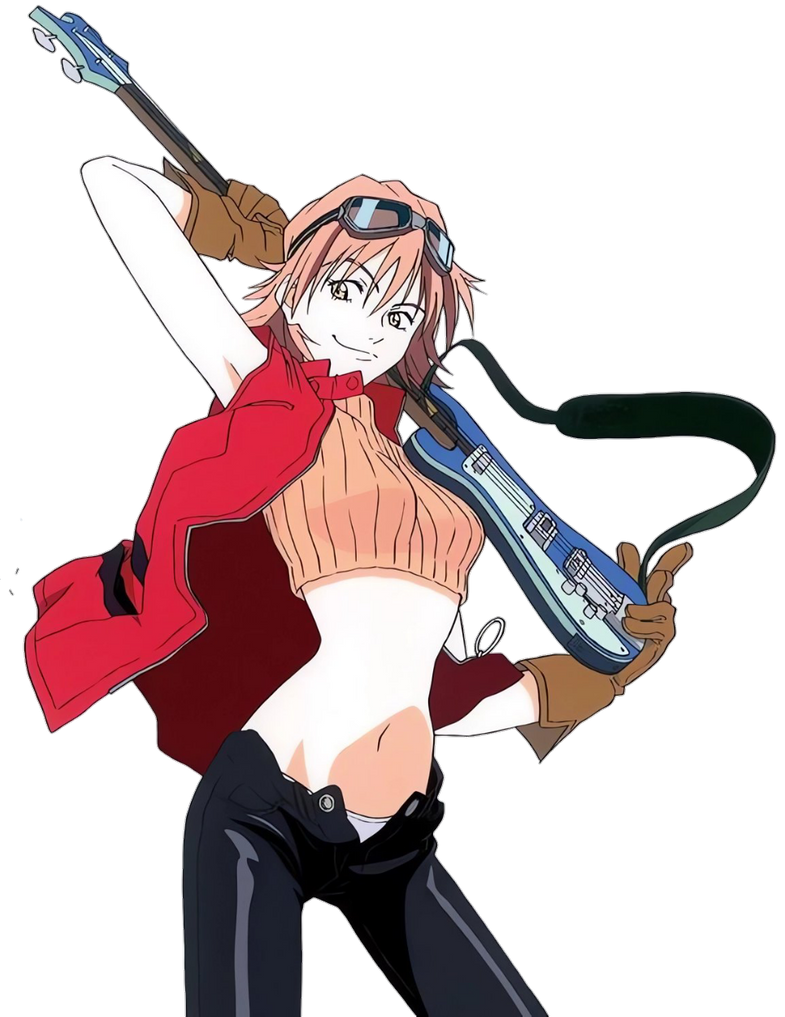 Haruko Haruhara Flcl Png By Spider Monkie On Deviantart