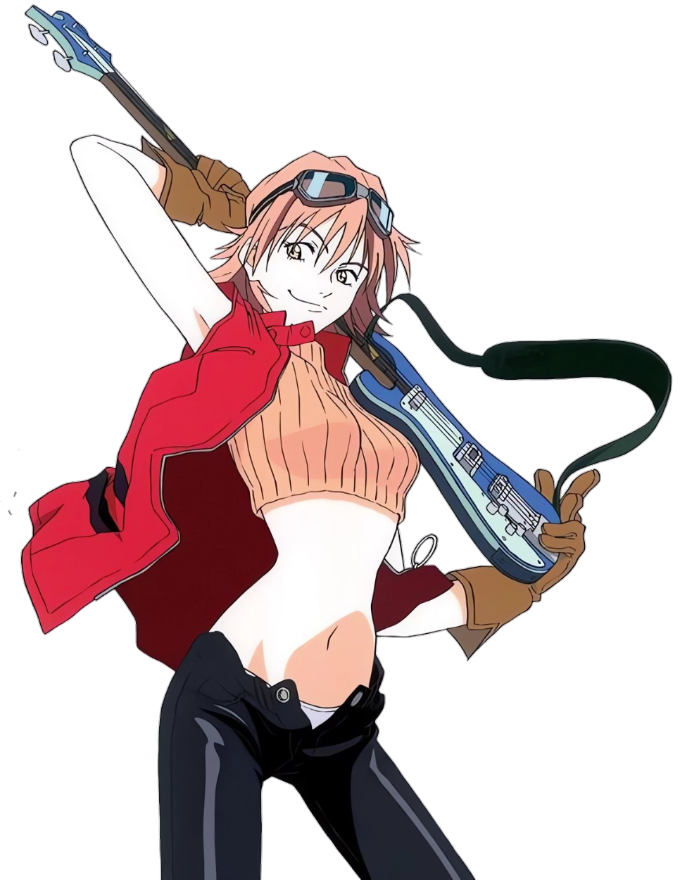 Haruko Haruhara Flcl Png By Spider Monkie On Deviantart