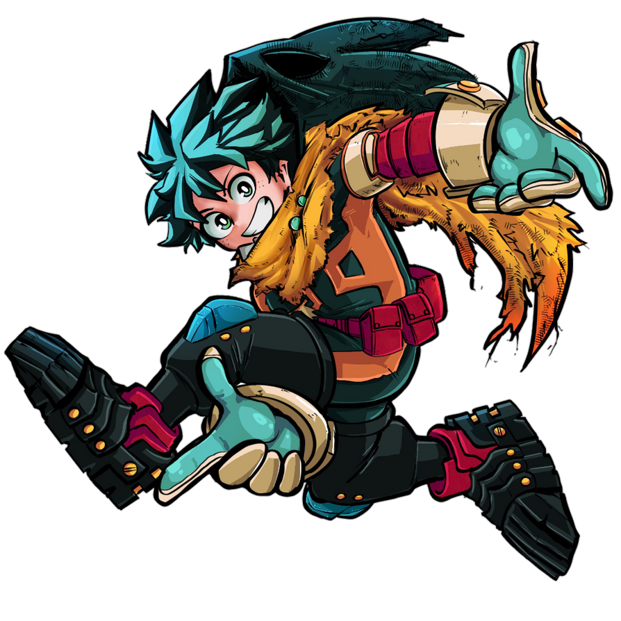 Izuku Midoriya My Hero Academia Png Render 4 By Spider Monkie On Deviantart