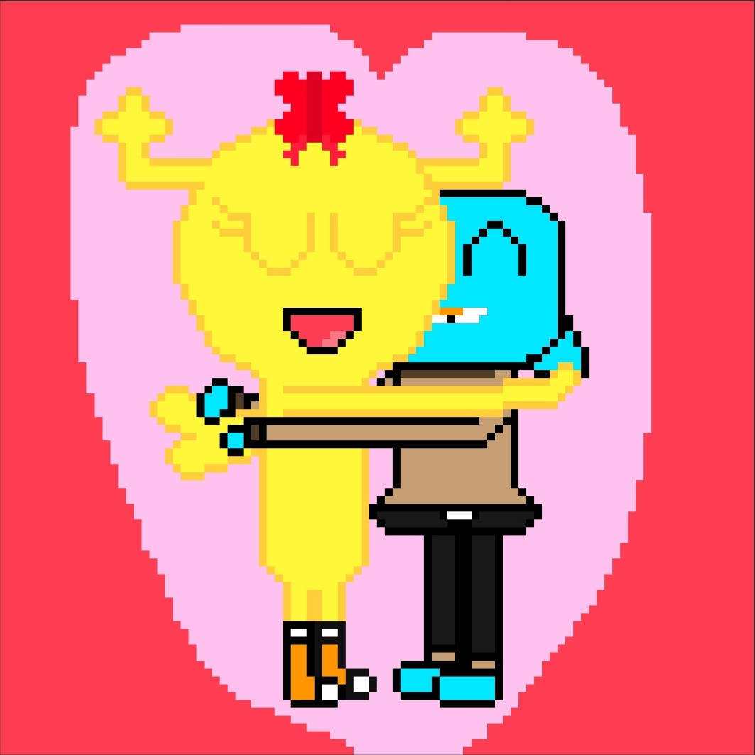 Gumball X Penny Massage Hug By Benjrom11 On Deviantart