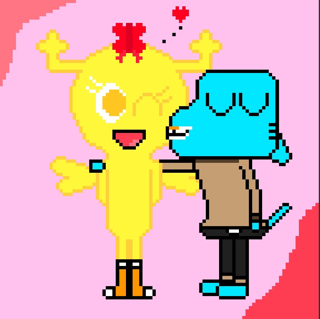 Gumball X Penny Kiss On A Cheek By Benjrom11 On Deviantart