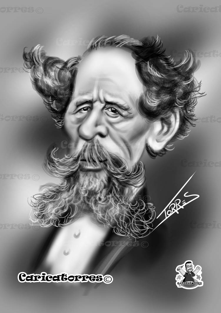Caricatura De Charles Dickens By Caricatorres On Deviantart