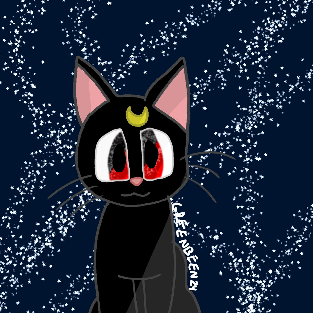 Luna From Sailor Moon By Greenbeen24 On Deviantart
