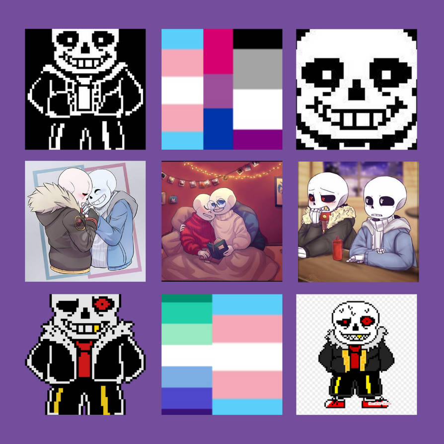 Sans X Fell Moodboard By Greenbeen24 On Deviantart