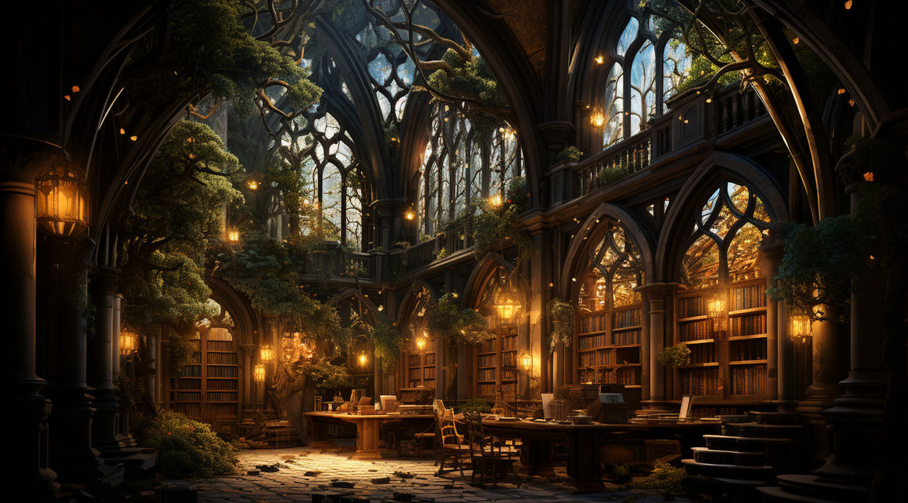 The Sorceress' Library by ImaginaryDawning on DeviantArt The Sorceress' Library by ImaginaryDawning on DeviantArt