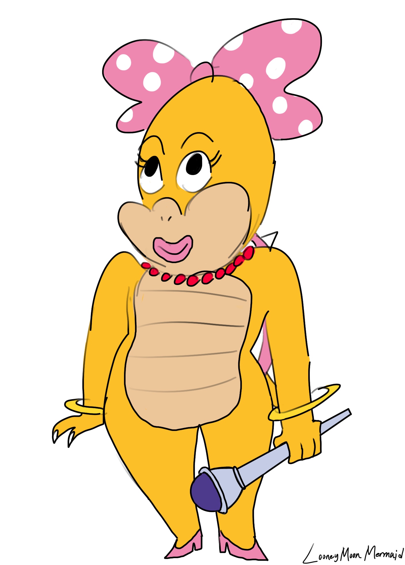 Wendy O Koopa Doodle By Looneymoonmermaid On Deviantart