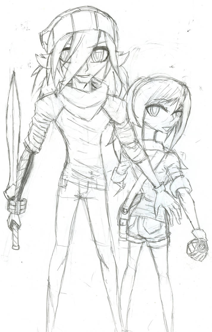 Shuna And Luna Characters Art 1 By Beaniemangaka On Deviantart