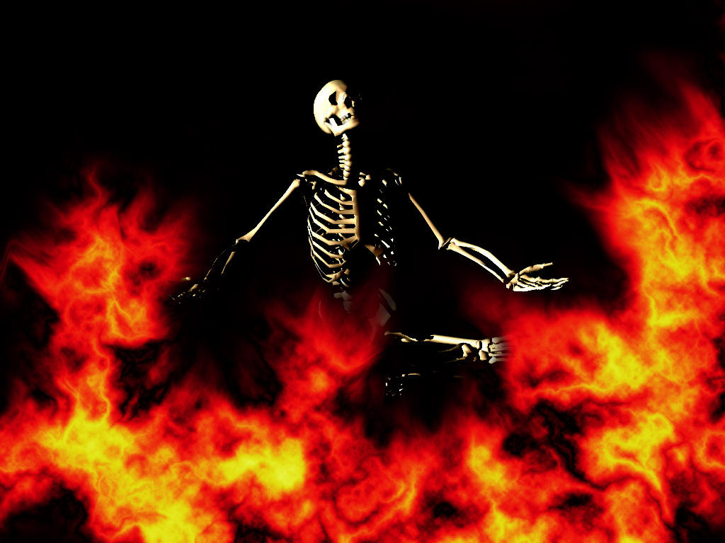 Flaming Skelleton by tgeorge06 on DeviantArt