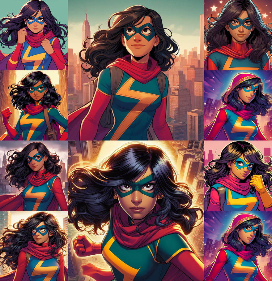 My Hero Academia X Marvel Ms Marvel Kamila Kahn By Thegreatdevin On Deviantart