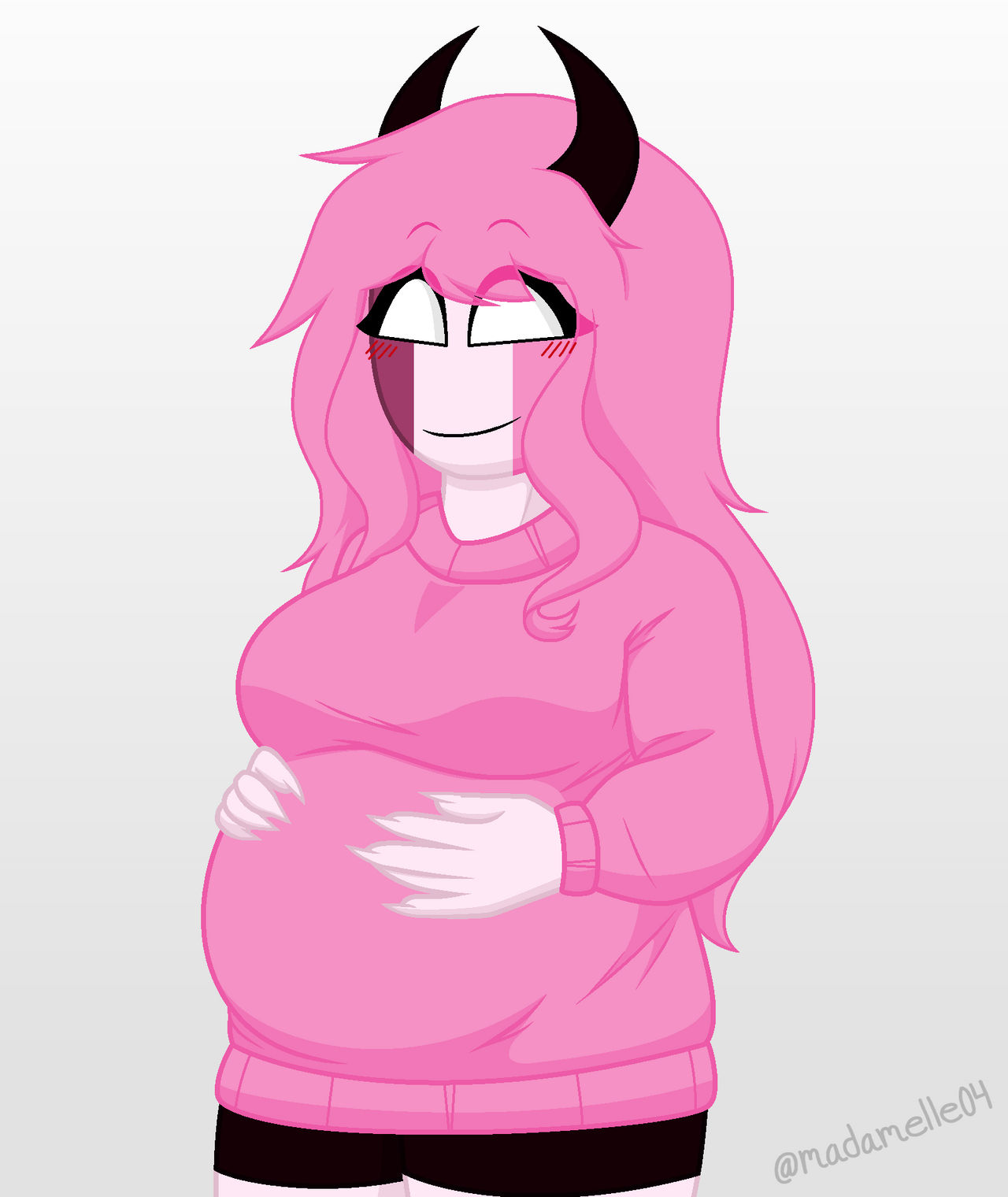 Pregnant Sarv By Madam Elle On Deviantart