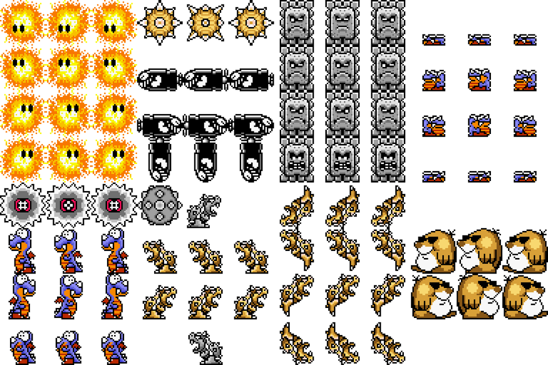 Smw Enemies Big by skatefilter5 on DeviantArt Smw Enemies Big by skatefilter5 on DeviantArt