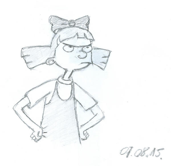 Helga - black and white by kekesit on DeviantArt