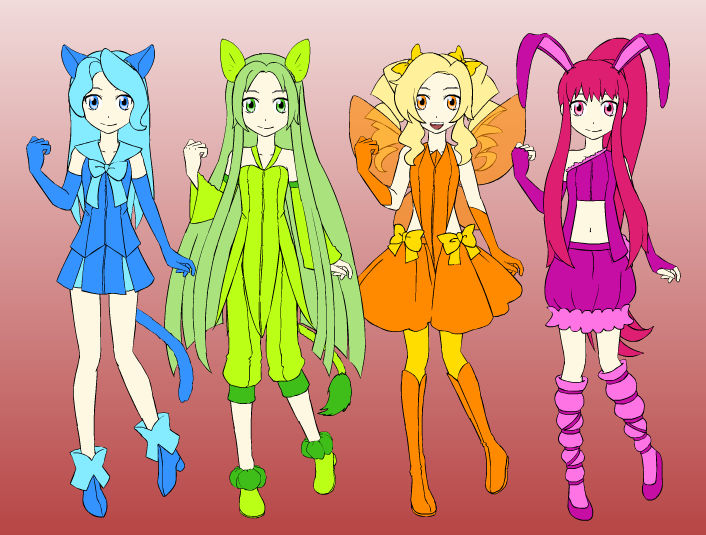 Girly Team Mew Mew by Kornravee on DeviantArt Girly Team Mew Mew by Kornravee on DeviantArt