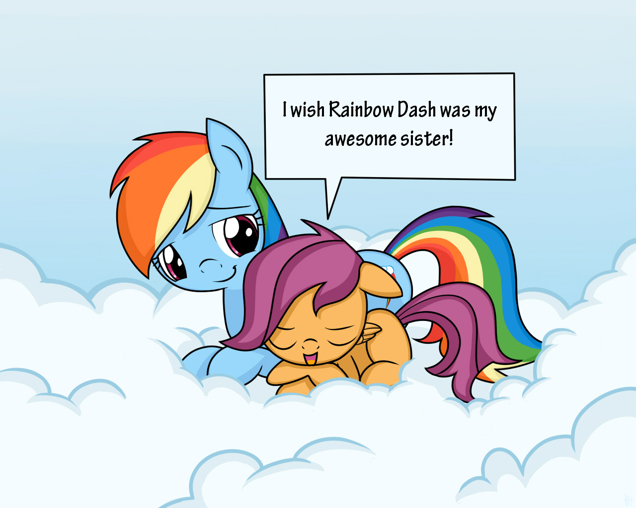 Request Rainbow Dash And Scootaloo By Frank Seven On Deviantart