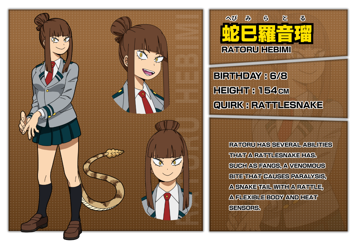 Bnha Oc Ratoru Hebimi By Kiiro Nee San On Deviantart