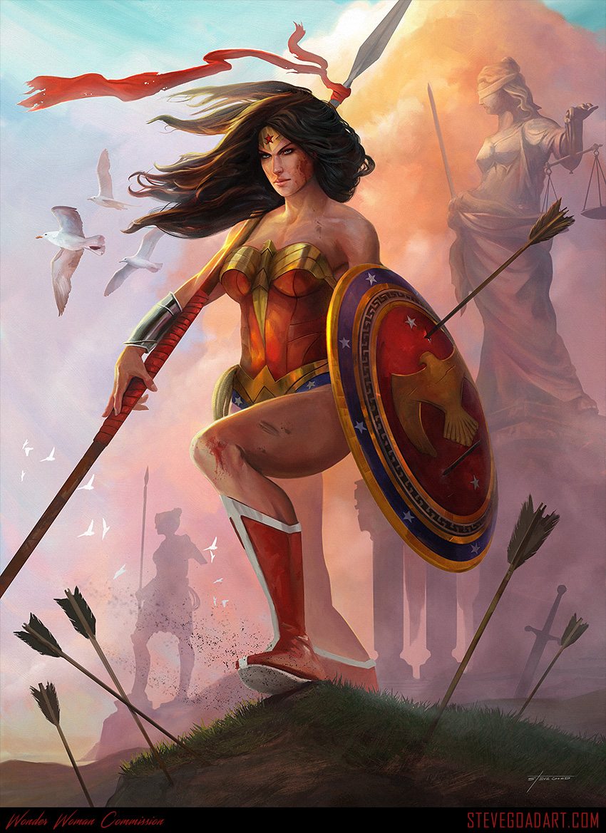 Wonder Woman Commission By Stevegoad On Deviantart
