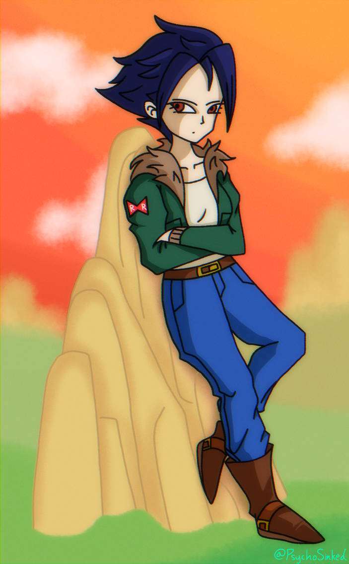 Dragon Ball Oc Android 47 By Psychosinked On Deviantart