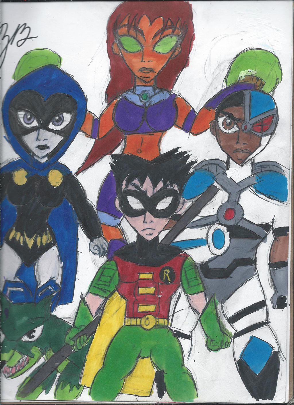 Teen Titans By TheProfBurg On DeviantArt teen-titans-by-theprofburg-on-deviantart