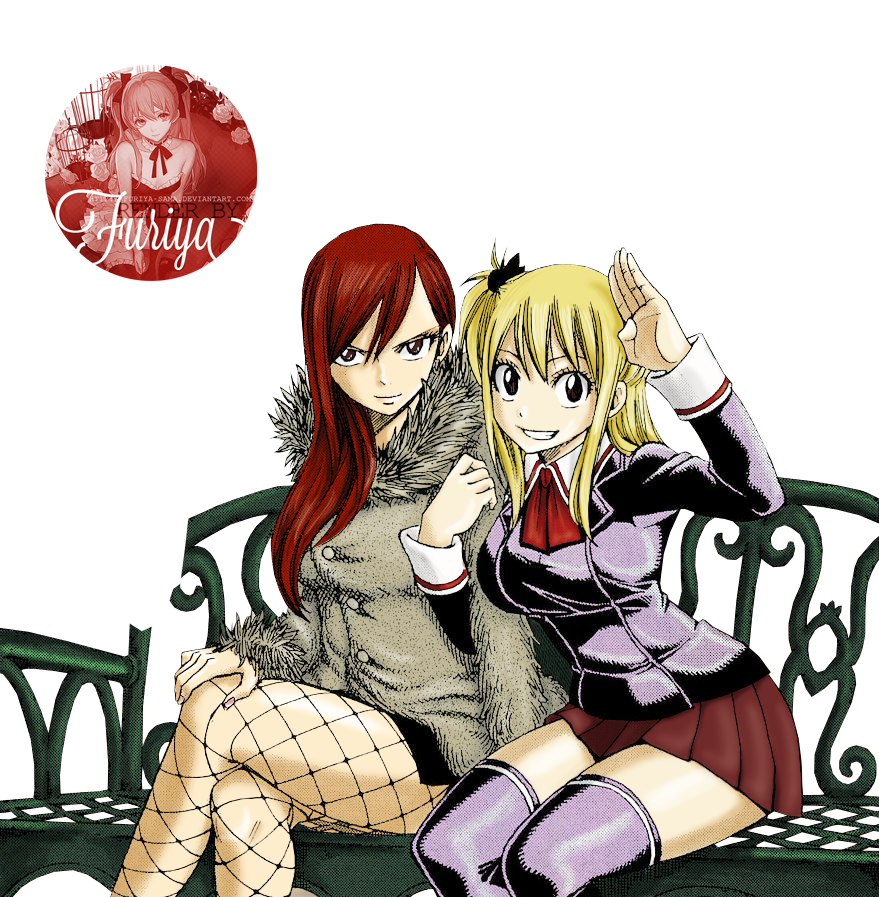 Erza X Lucy Render 112 By Furiya Sama On Deviantart