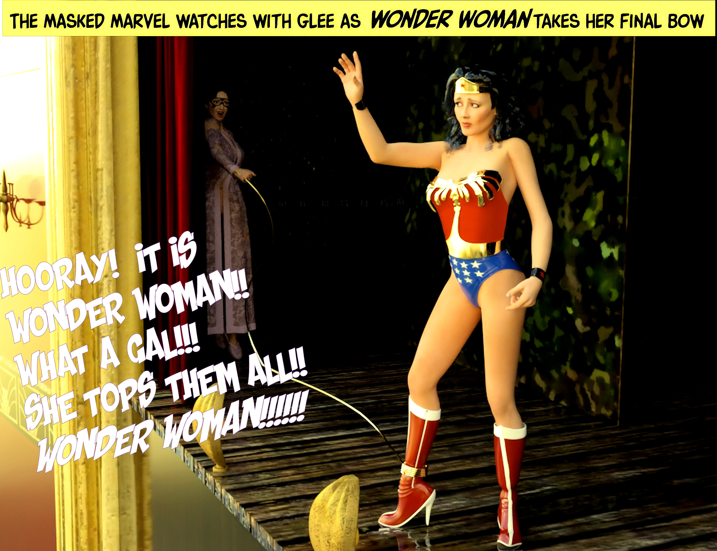 Fausta wrestles Her Final Bow by CaptainZammo on DeviantArt Fausta wrestles Her Final Bow by CaptainZammo on DeviantArt