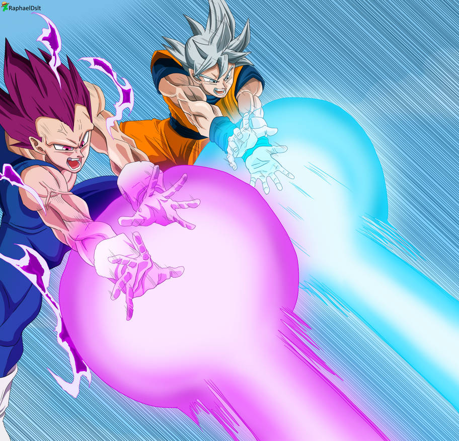 Mui Goku Ue Vegeta Vs Gas Dragon Ball Super 84 By Raphaeldslt On