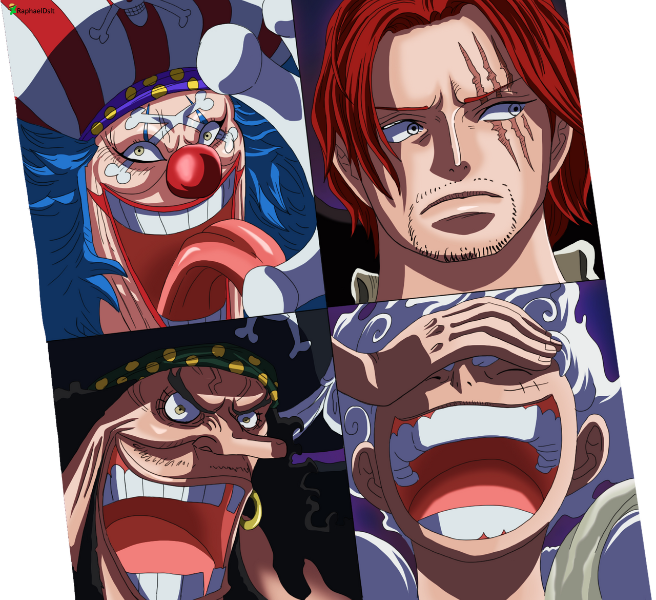 The New Four Emperors One Piece 1053 By Raphaeldslt On Deviantart