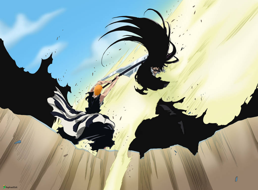 Ichigo Bankai Getsuga Tensho Vs Yhwach Bleach 683 By Raphaeldslt On Deviantart