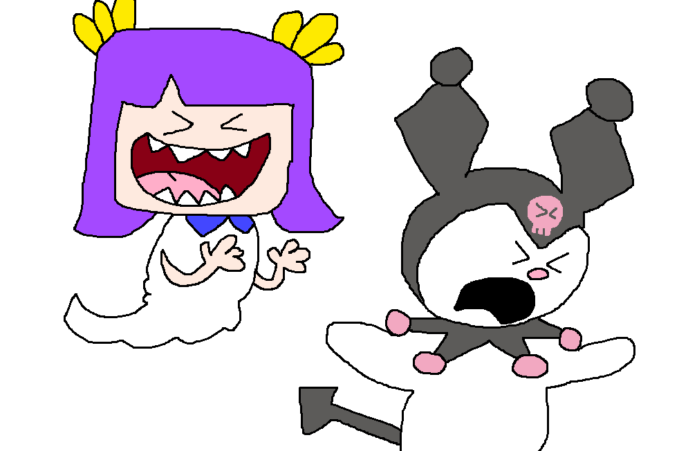 Ghost Virgo Scares Kuromi By Chloedh1001 On Deviantart