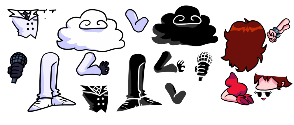 Updike Fnf Sprite Body Part Ft Lucygf Parts By Sonicjrthecoolest On Deviantart