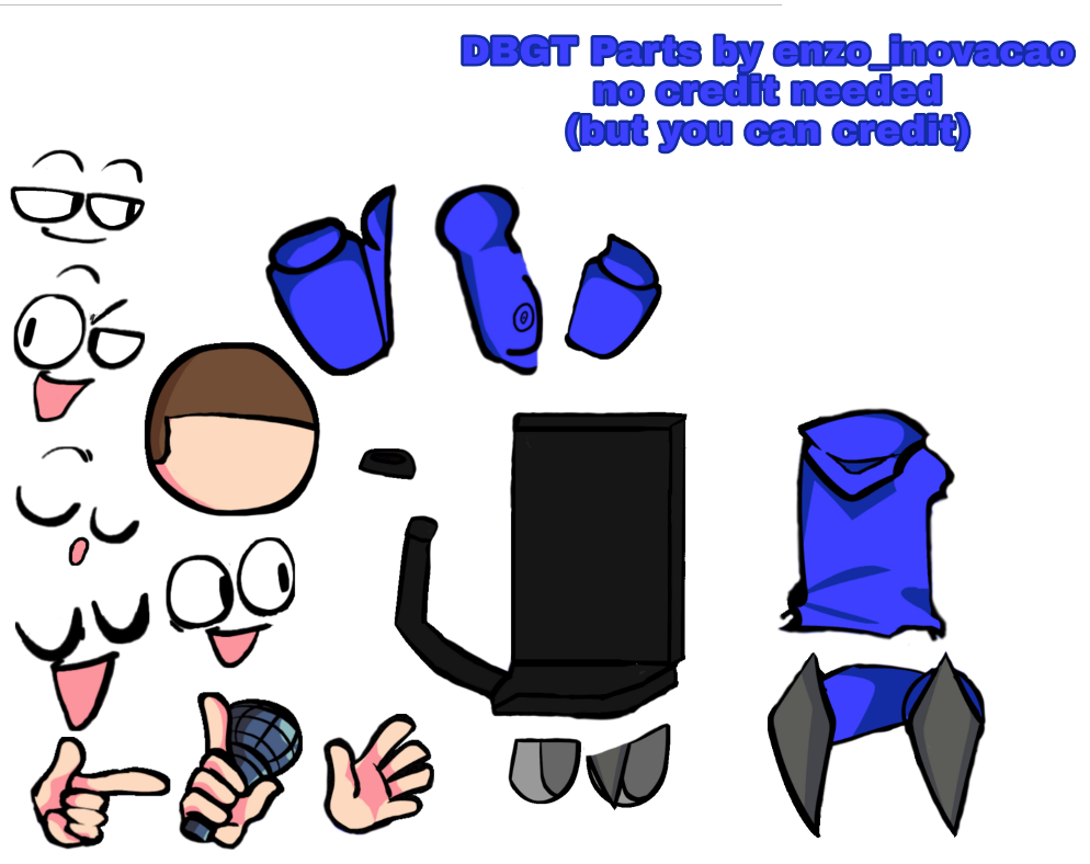 Dave Gets Trollled Fnf Body Part Sprite By Sonicjrthecoolest On Deviantart