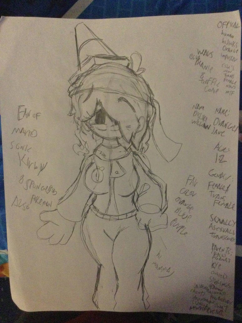 Human Hijinks Orange Imposter By Sonicjrthecoolest On Deviantart