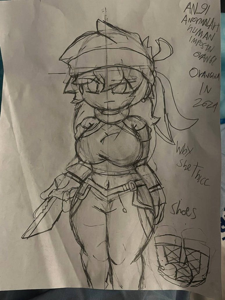 An9anormalplayer Human Orange Imposter By Sonicjrthecoolest On Deviantart