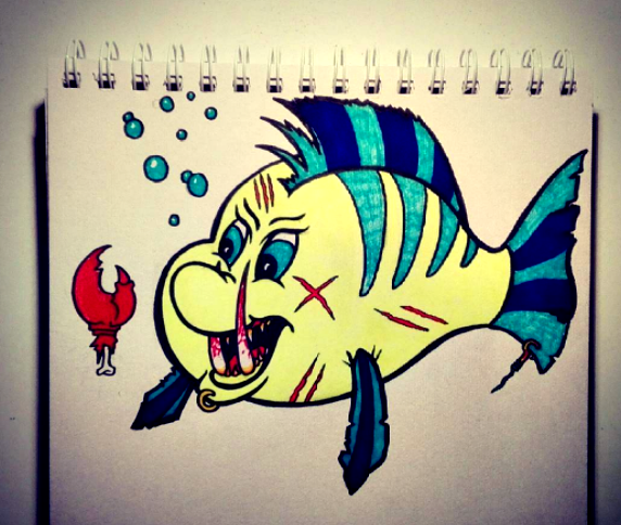 FLOUNDER - Little Mermaid Horror Version by JW2011 on DeviantArt FLOUNDER - Little Mermaid Horror Version by JW2011 on DeviantArt