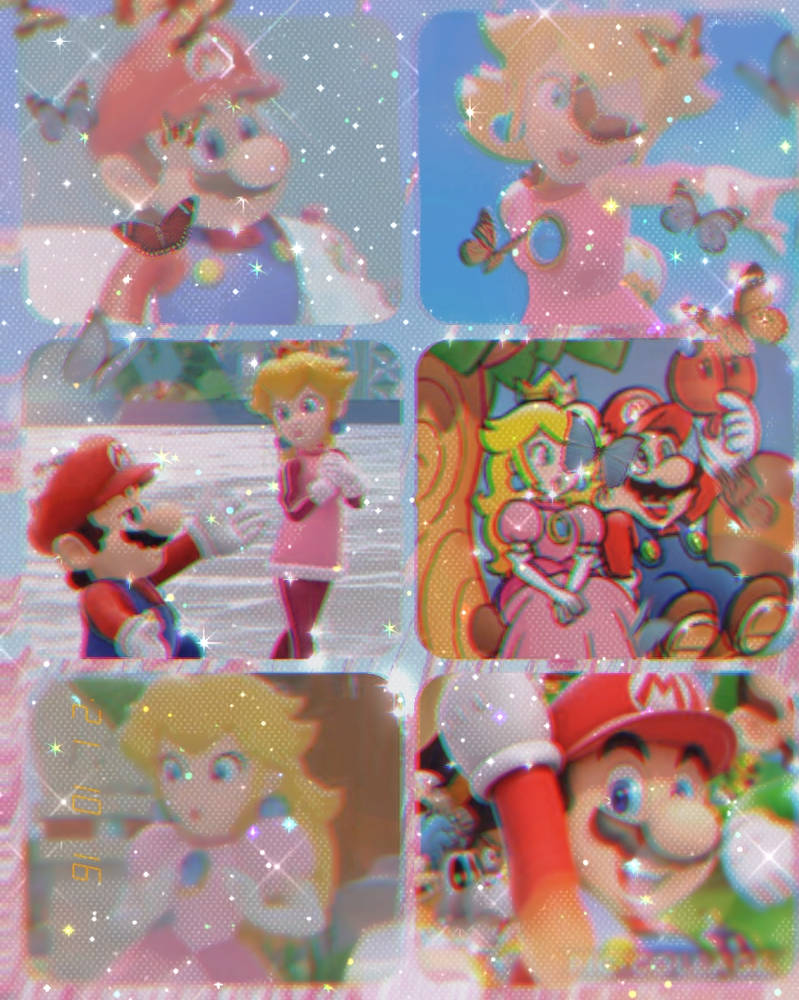 Mario X Princess Peach Collage By Eeveerose340 On Deviantart