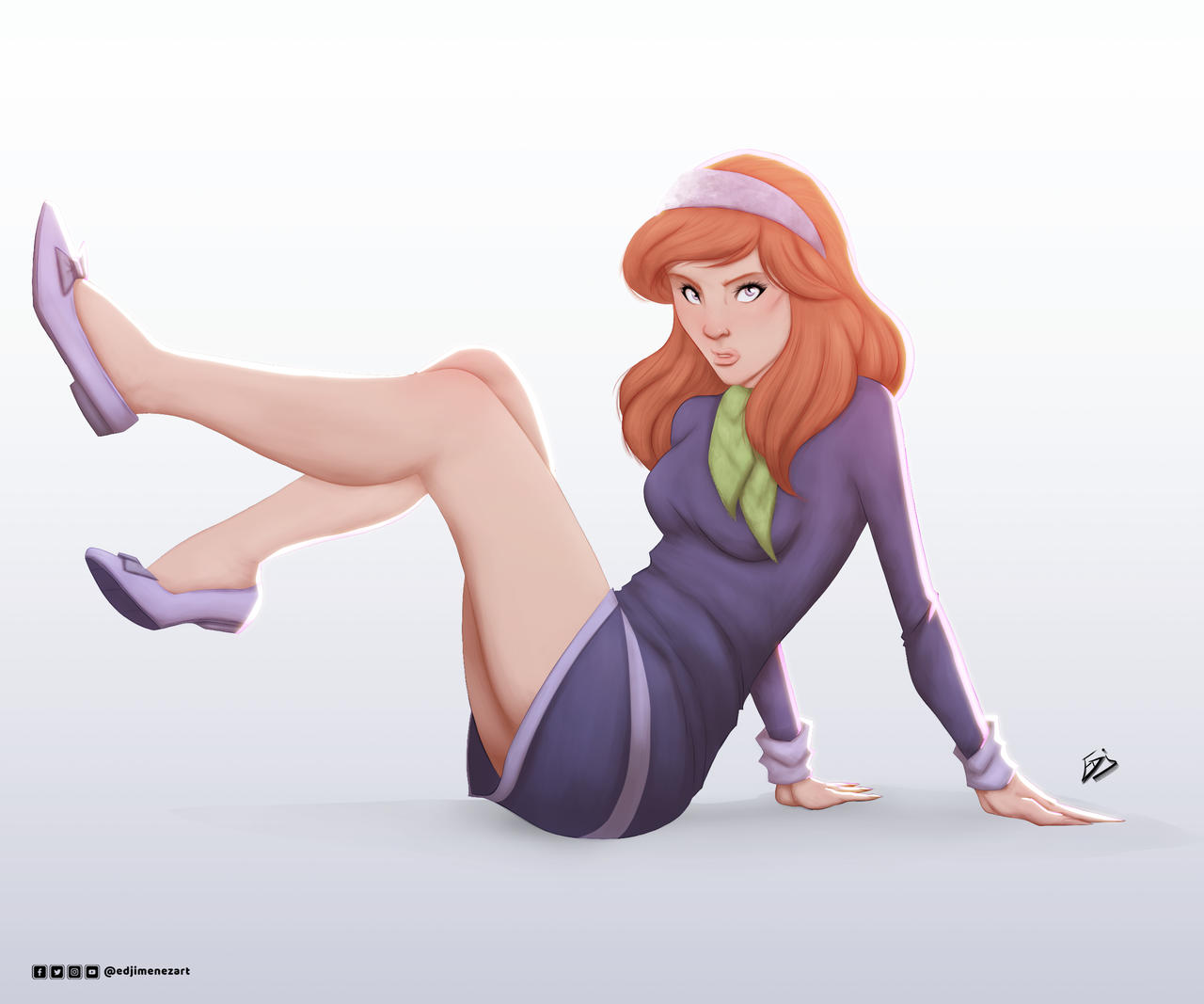 Daphne Scooby Doo By Edjimenezart On Deviantart