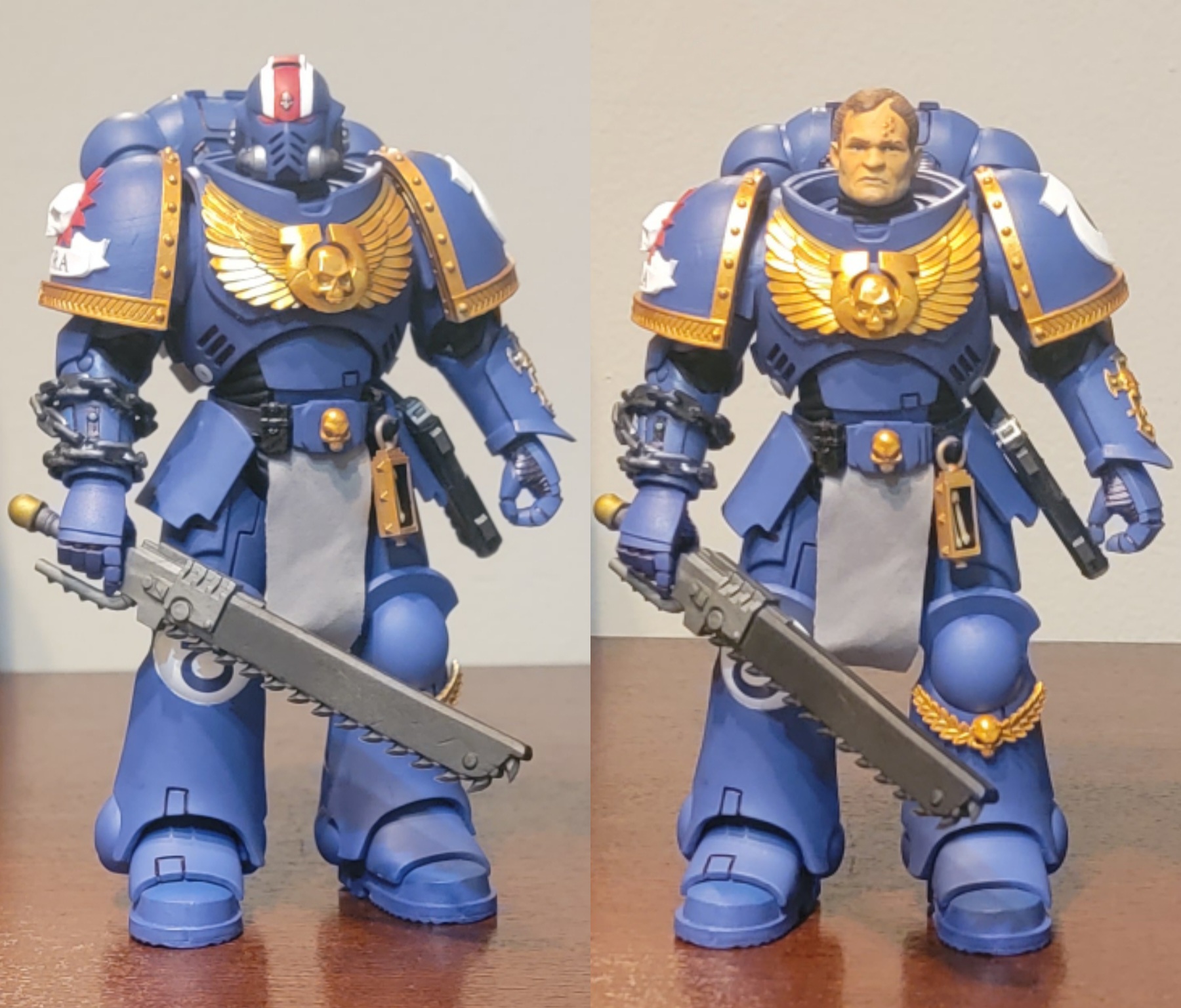 Ultramarines Captain Titus with/ without helmet by efrece on DeviantArt Ultramarines Captain Titus with/ without helmet by efrece on DeviantArt