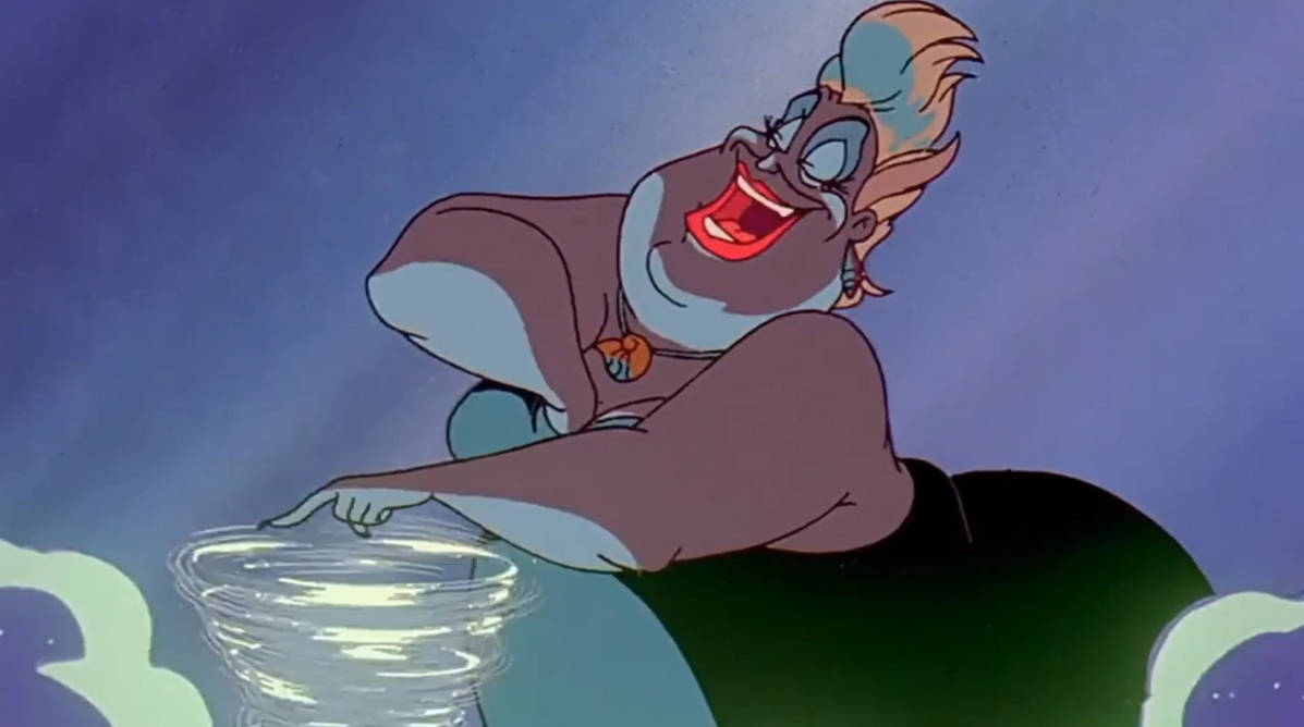 Ursula Searches For Something In Her Breasts By Postulsanjr On Deviantart
