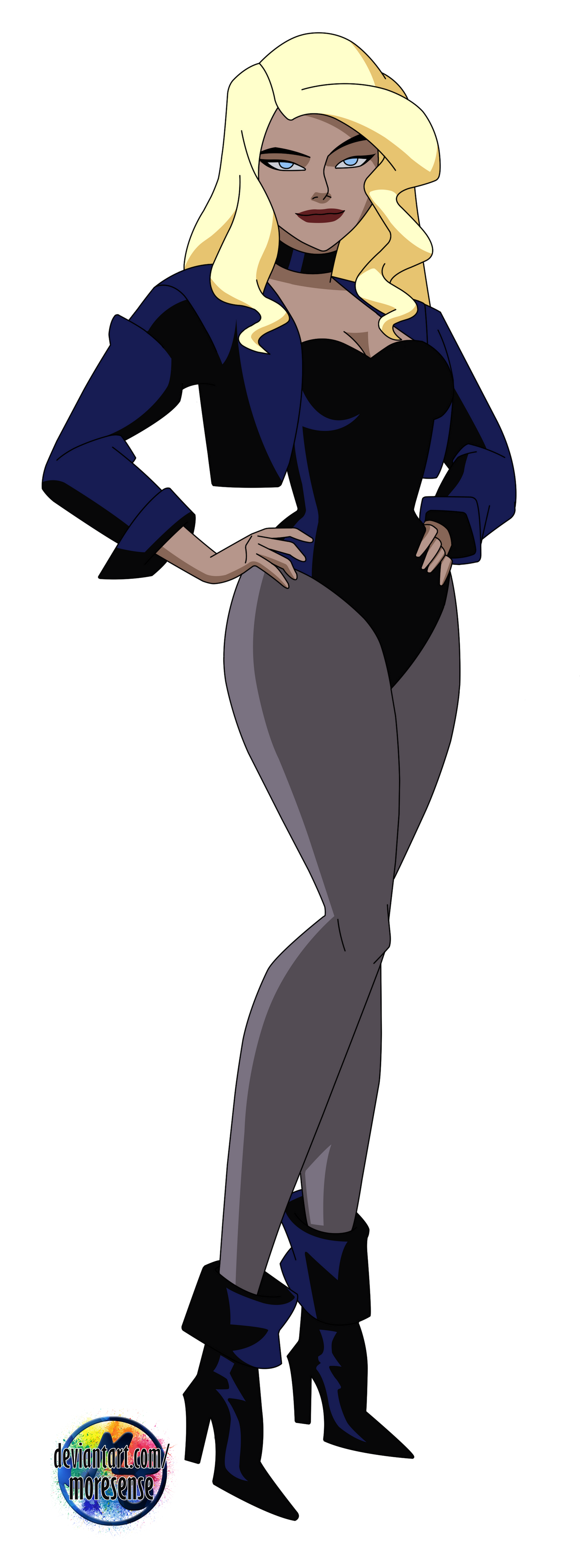 Black Canary Justice League Unlimited Render By Moresense On Deviantart