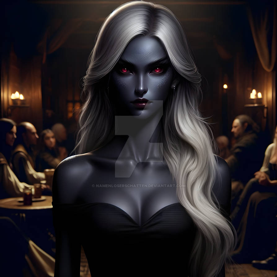 Beautiful Drow Girl By Namenloserschatten On Deviantart