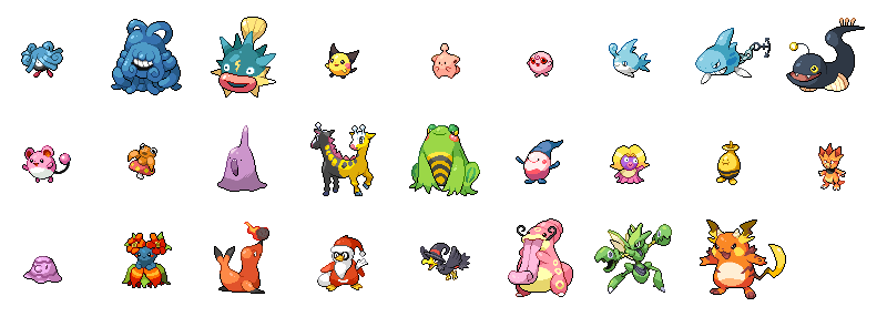 Beta Pokemon Sprite Sheet Updated By Mjco On Deviantart