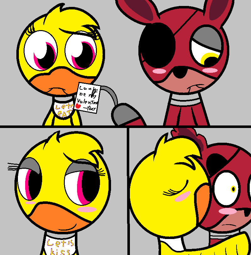 Foxy X Chica Deviantart