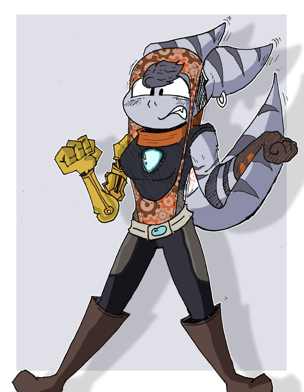 Rivet Wedgie Colored By Jessie 4 On Deviantart