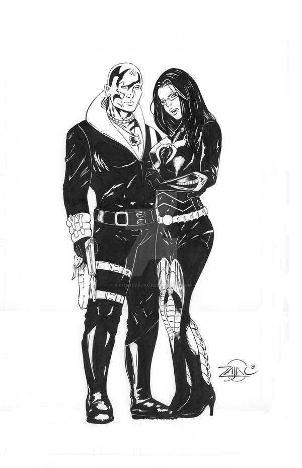 Destro With Baroness Pin Up By Richardzajac On Deviantart