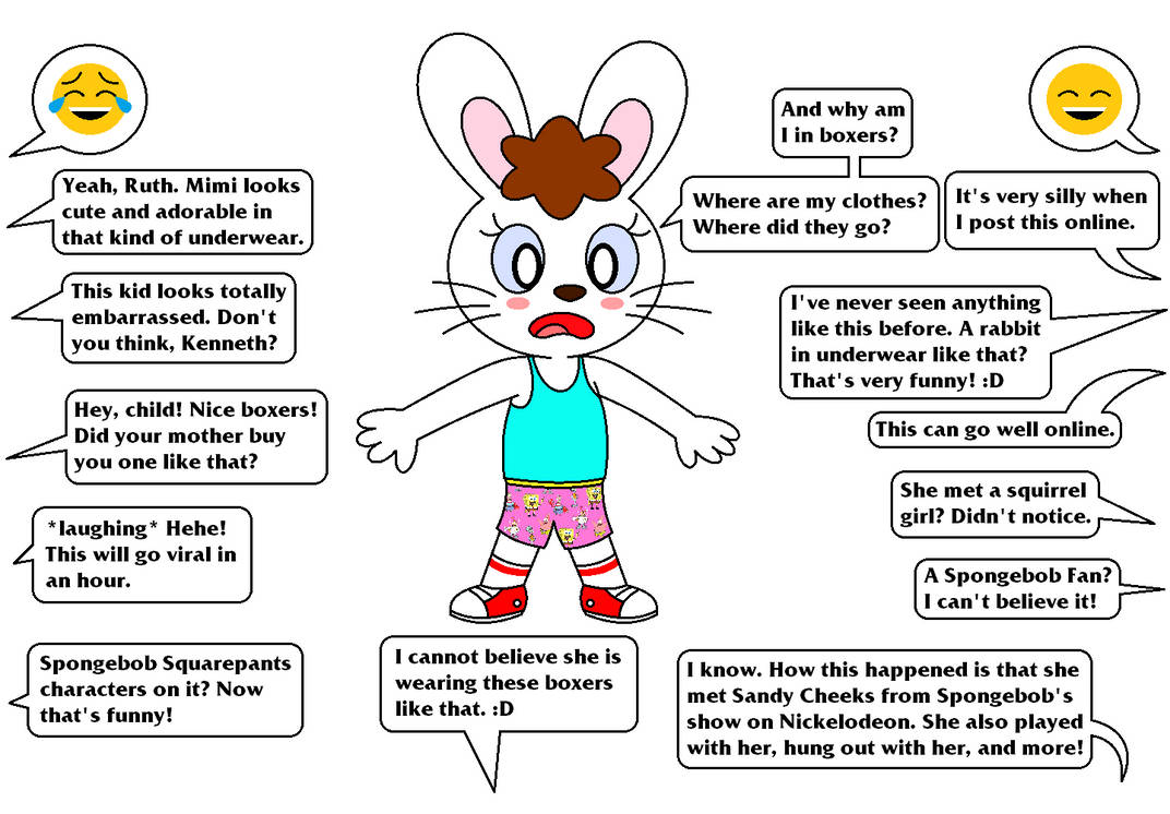 Mimi Rabbit In Boxers By Pingguolover On Deviantart
