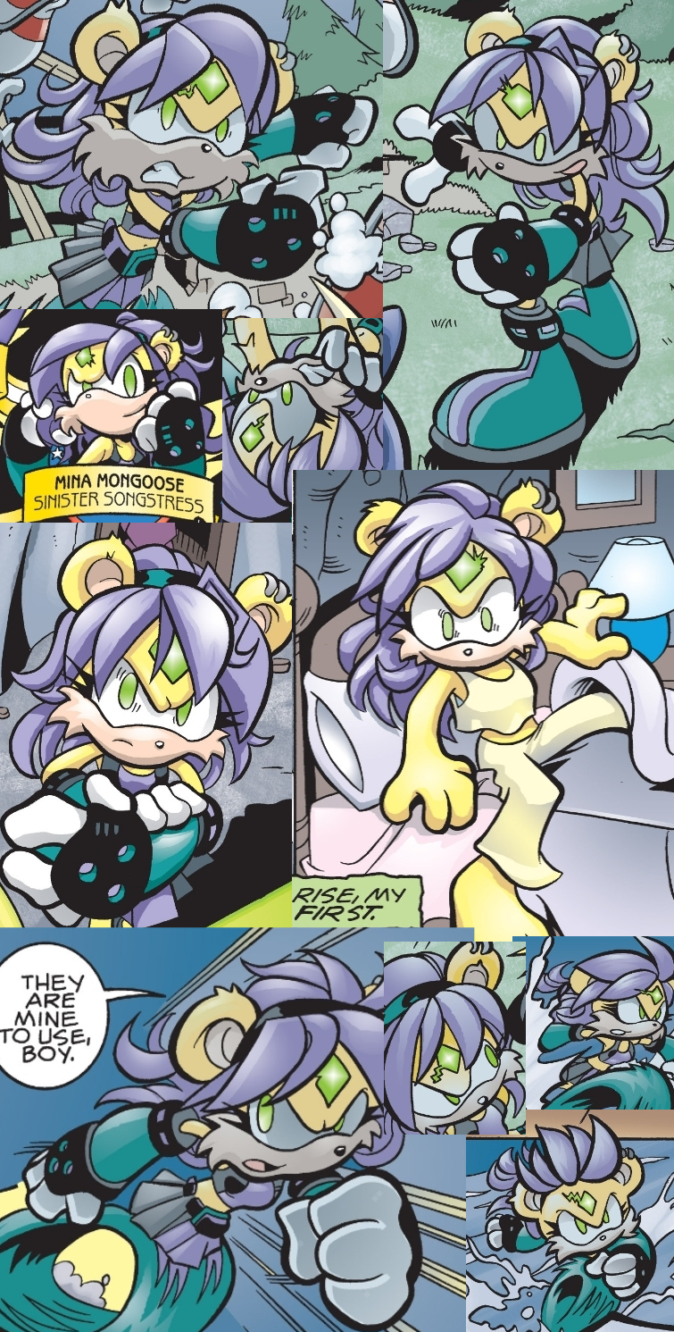 Mina Mongoose Hypnotized Sonic By Lurshalog On Deviantart