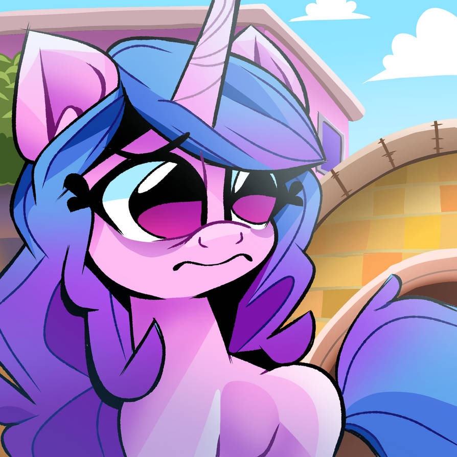 Tired Or Depressed Izzy Moonbow By Fraciss On Deviantart