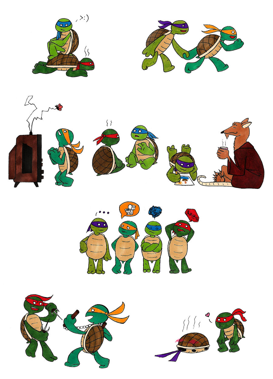 Tmnt Chibis By Trout1992 On Deviantart
