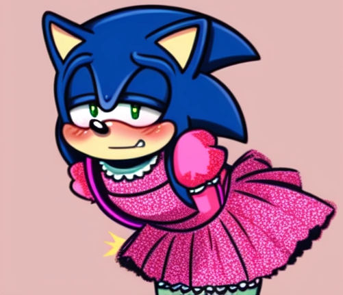 Crossdressing Sonic Bondage Ai By Game98979 On Deviantart