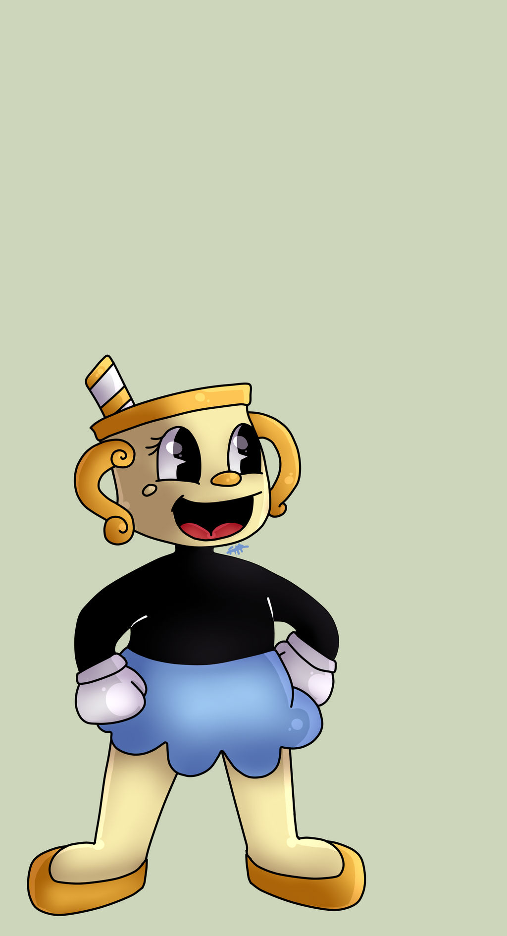 Ms Chalice ~ Cuphead Fan Art By Flipperfink On Deviantart